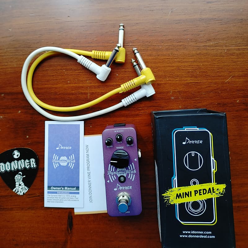 Donner Dynamic Wah / Auto Wah Guitar Effect Pedal | Reverb