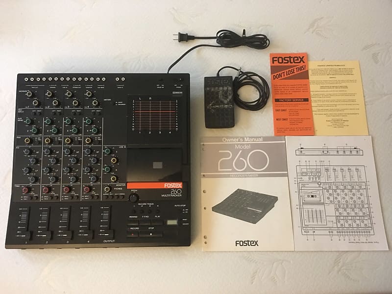 Fostex 260 Multitracker Cassette Four Track - Analog Tape | Reverb