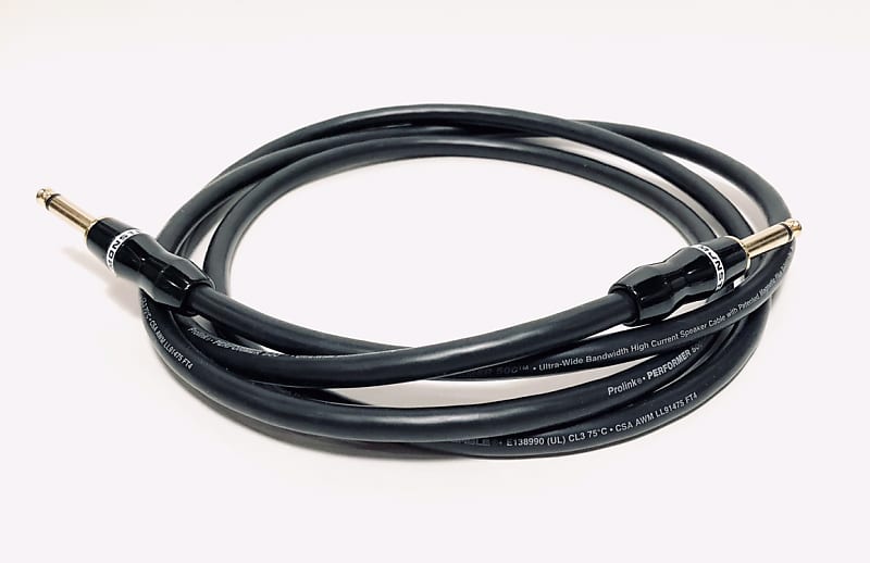 Monster Cable Performer 500 6' Speaker Cable Black | Reverb