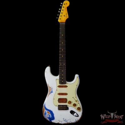 Fender Custom Shop White Lightning Stratocaster Relic | Reverb
