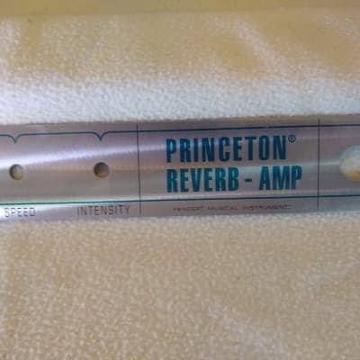 Fender '68 Custom Princeton Reverb Amp Faceplate NOS | Reverb