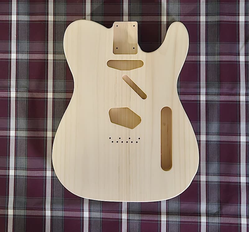Woodtech Routing - 2 pc Eastern White Pine Telecaster Body - | Reverb