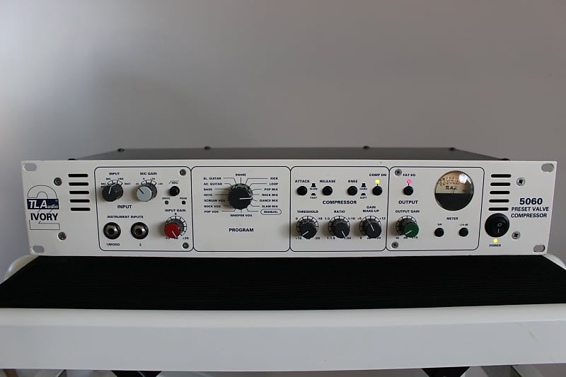 TL audio 5060 Ivory 2 Stereo Valve Comp/Mic Pre | Reverb
