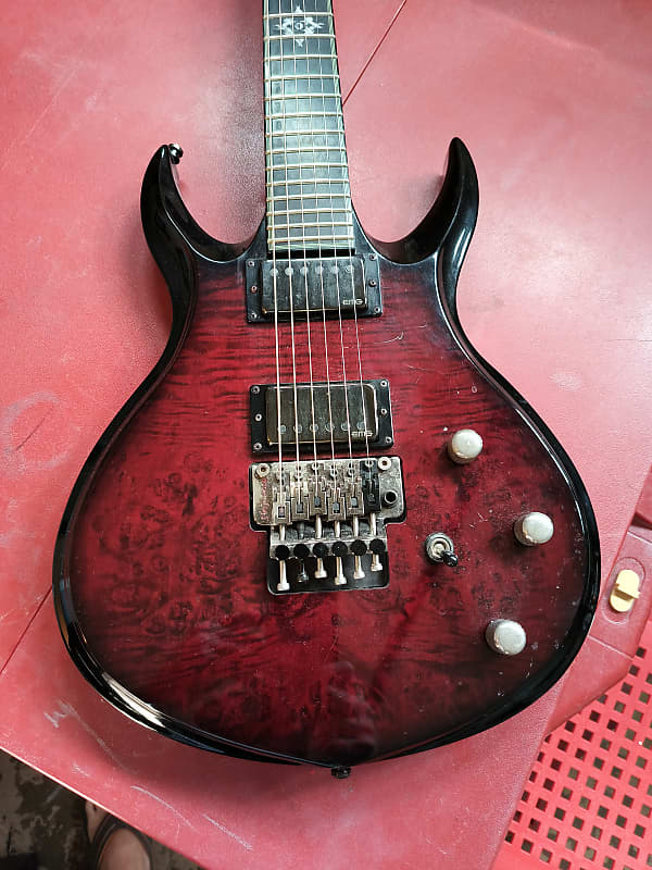 Schecter Devil CustomFR 2009 - Crimson Burst Floyd | Reverb Canada
