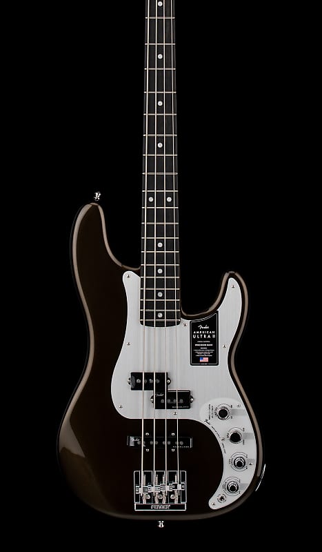 Fender American Ultra II Precision Bass - Texas Tea #18575 | Reverb