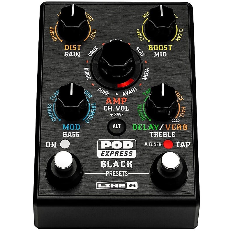 Line 6 POD Express Black Guitar Effects Pedal | Reverb