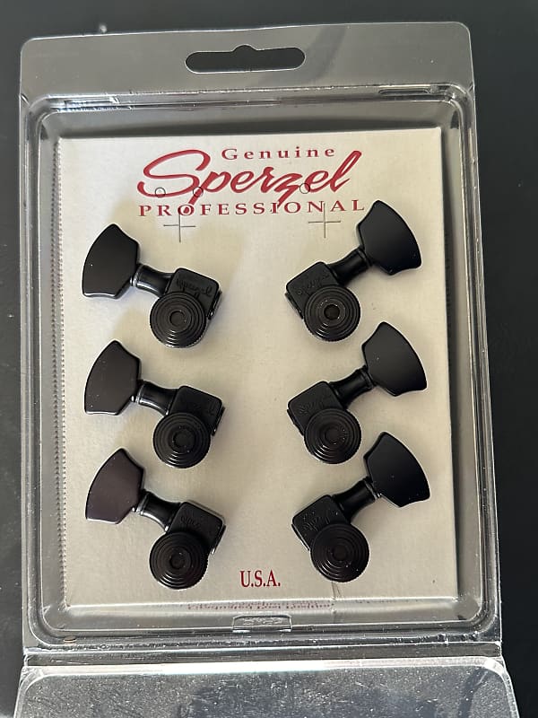 Sperzel Satin Black 3x3 Locking Tuners | Reverb
