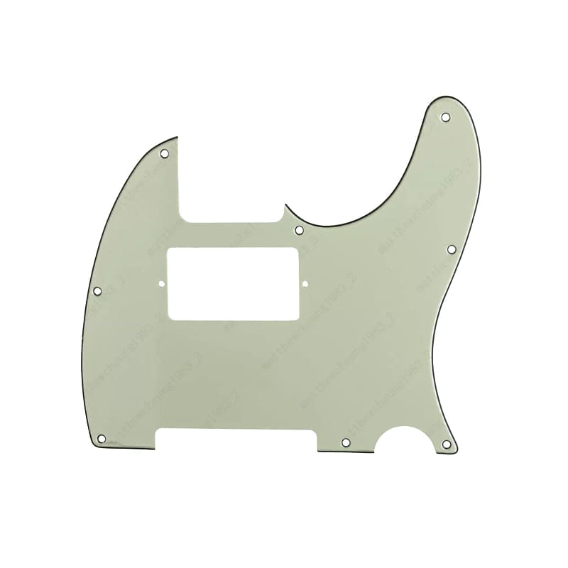 8-Hole Humbucker Telecaster Pickguard - Mint Green | Reverb UK