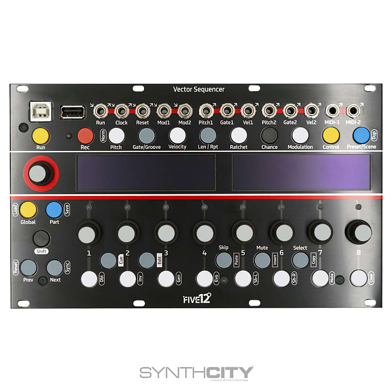 Five12 Vector Sequencer (Black) | Reverb