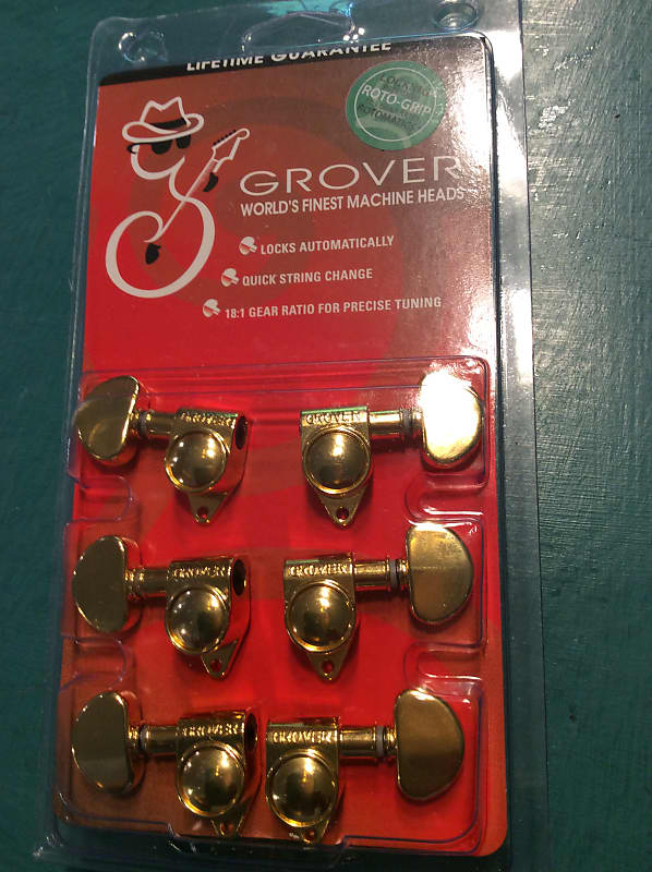 Grover Locking tuners 18:1 2022 Gold | Reverb