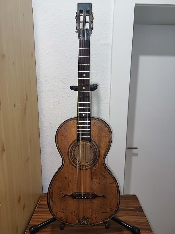 Vintage Gitarre Antik Parlor Historik 1880/1930 - Braun | Reverb