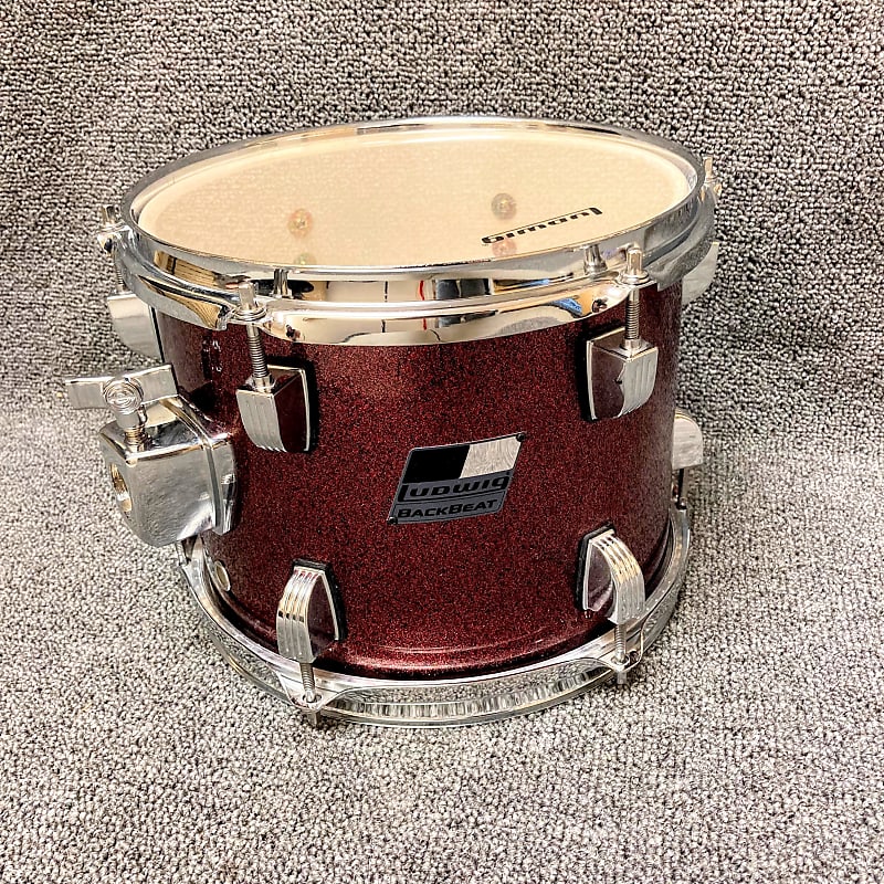 Ludwig Backbeat Rack Tom 10x8" Wine Red Sparkle | Reverb UK