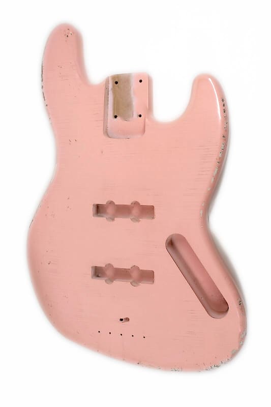 Guitar and bass builds uk Jazz bass shell pink relic 2024 - | Reverb