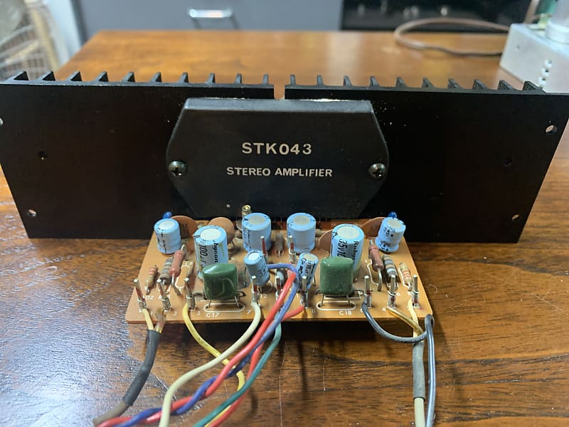 Fisher STK043 Stereo Amplifier 70’s Black | Reverb