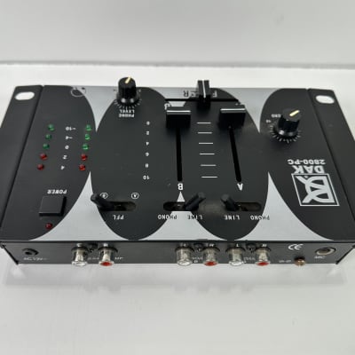 DAK 2800-PC Stereo Phono/Line Preamp Cross Fade DJ Mixer with | Reverb
