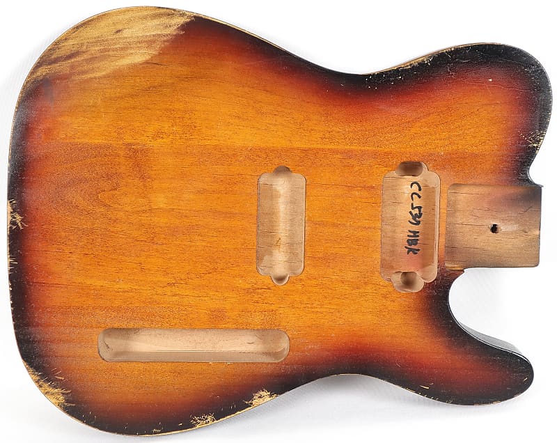 Michael Kelly CC53 7-String Tele Flat Distressed Sunburst | Reverb