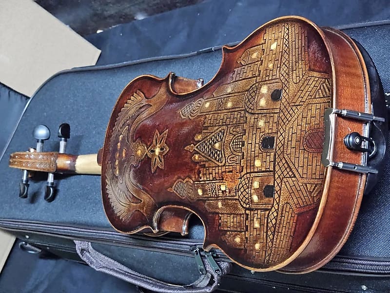 4/4 ACOUSTIC/ELECTRIC CANADIAN CELTIC ROCK IRISH FIDDLE | Reverb