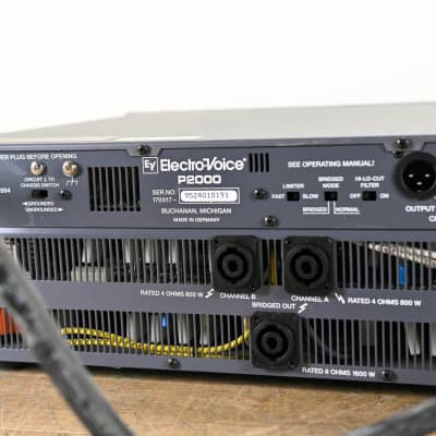 Electro-Voice (EV) P2000 Precision Series 2-Channel Power | Reverb UK