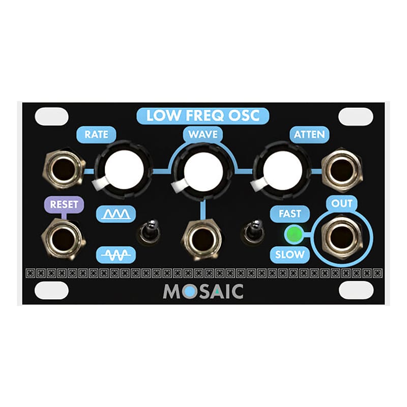 Mosaic LFO 1U Eurorack Module (Black) | Reverb UK