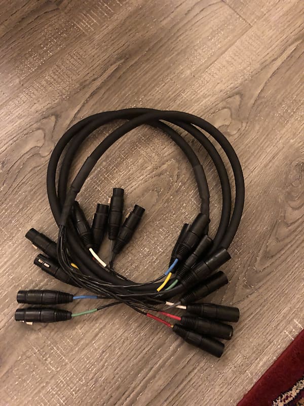 Redco 8ch XLR snake - 8ft | Reverb