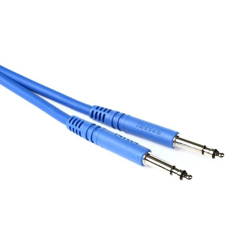 Mogami Bantam TT Patch Cable - Blue, 6" | Reverb