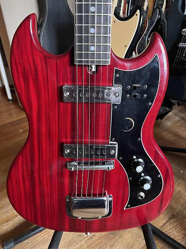 Vintage Kay SG Clone, from Japan 1970’s, Single Coil Pickups, | Reverb