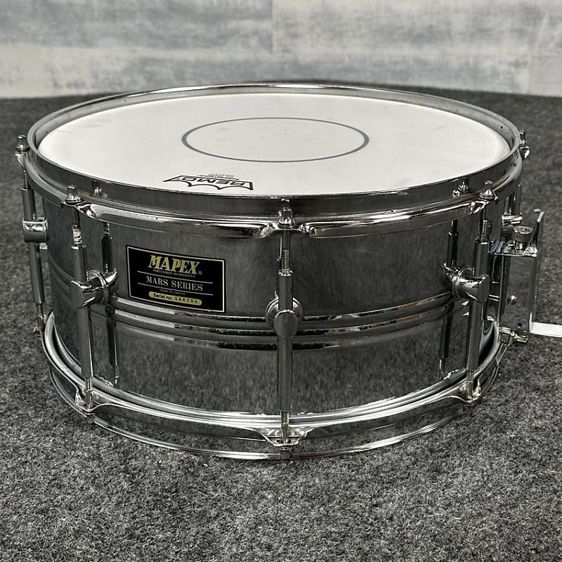 Used Mapex Mars Steel Snare Drum 14x6.5 - Good | Reverb