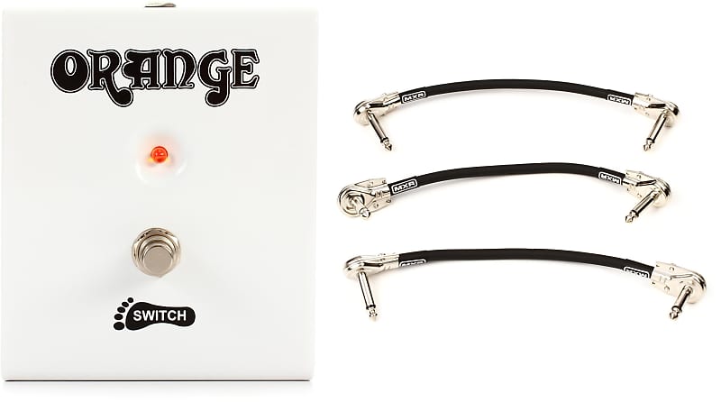 Orange FS-1 Single Button Footswitch Bundle with MXR 3PDCP06 | Reverb