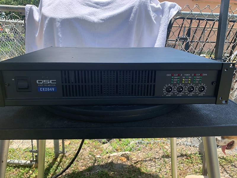 QSC CX204V 4-Channel 70V Amplifier (AMP-1) | Reverb