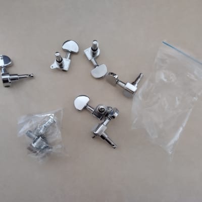 Unbranded 3x3 chrome tuning heads 2023 - chrome | Reverb