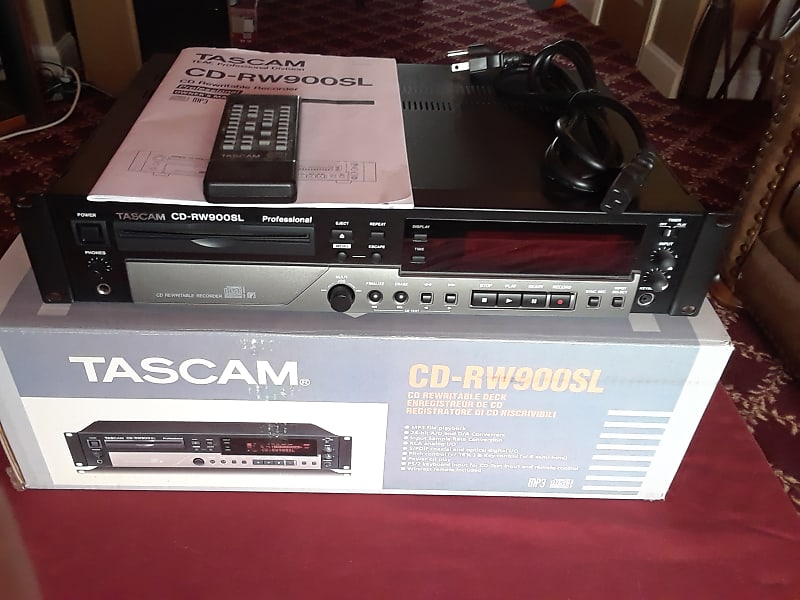 Tascam/Teac CD-RW900SL Professional CD Rewritable Recorder/CD | Reverb