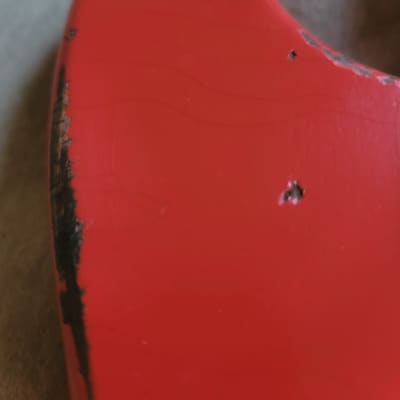 Custom Hardtail strat 2023 - Aged Fiesta Red | Reverb