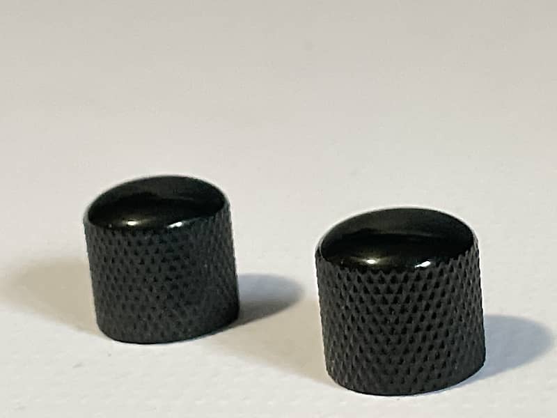 2000's Ibanez RG Series Guitar Black Dome Plastic Metal Knob | Reverb