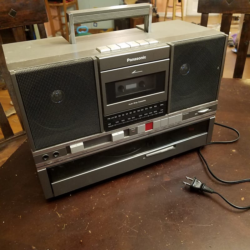 Panasonic INSANE Boombox with Record Player! SG-J500 Tested | Reverb