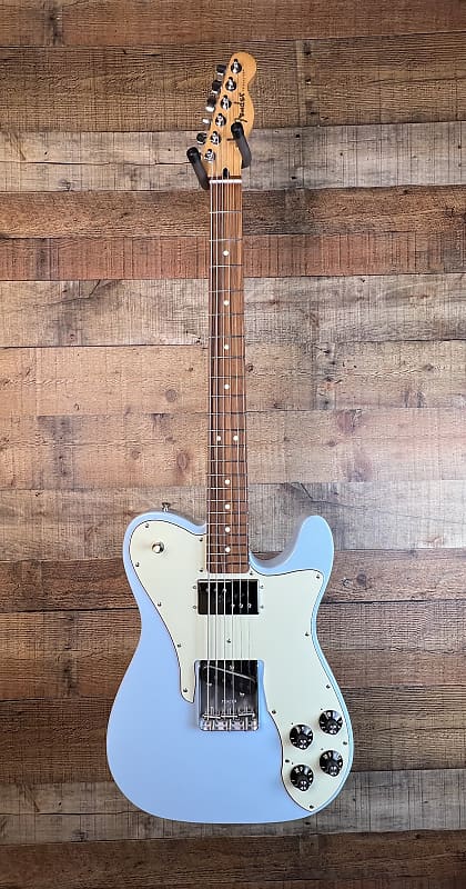 Fender Telecaster Deluxe Baritone 2020 Sonic Blue | Reverb Canada