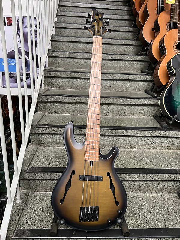 Mensinger Joker B 5-String Hollow Body Bass, Custom Order | Reverb