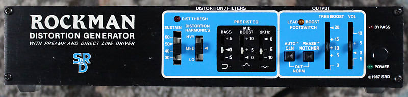 1988 Rockman Distortion Generator SR&D Tom Scholtz! | Reverb