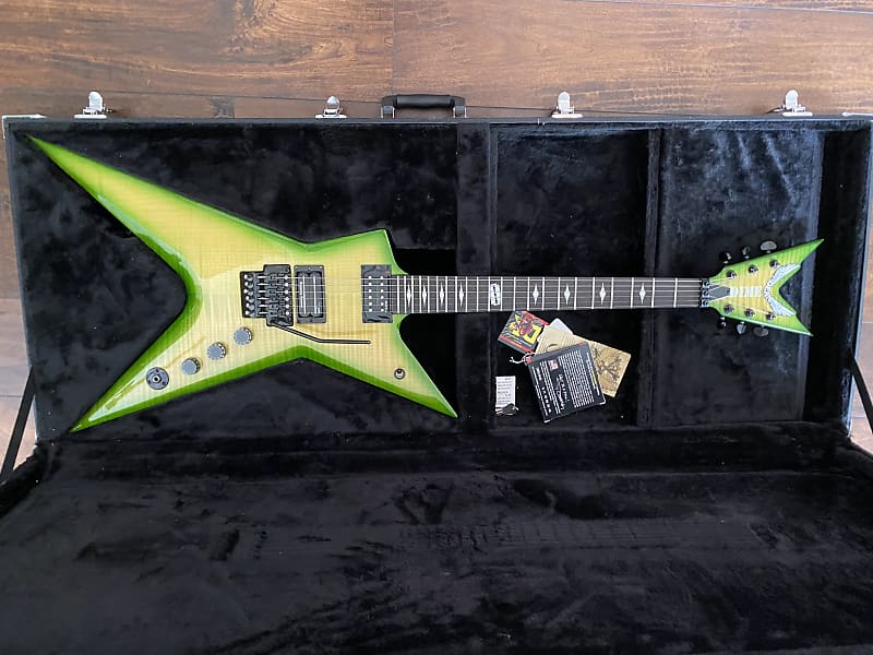 Dean ML Stealth Floyd - Slime Green | Reverb