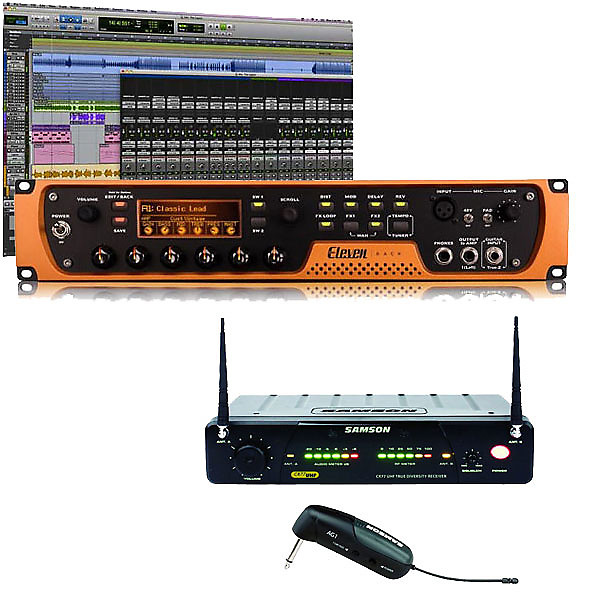 Avid Eleven Rack ProTools With Samson Airline 77 Guitar | Reverb