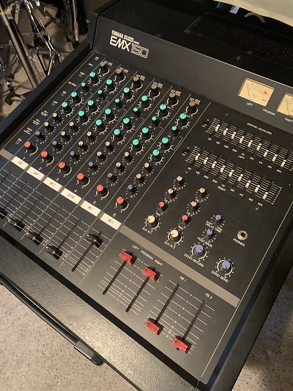 Yamaha Emx150 80s Powered mixer with analog delay, very clean | Reverb