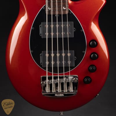 Ernie Ball Music Man Bongo 5 HH - Blood Orange | Reverb