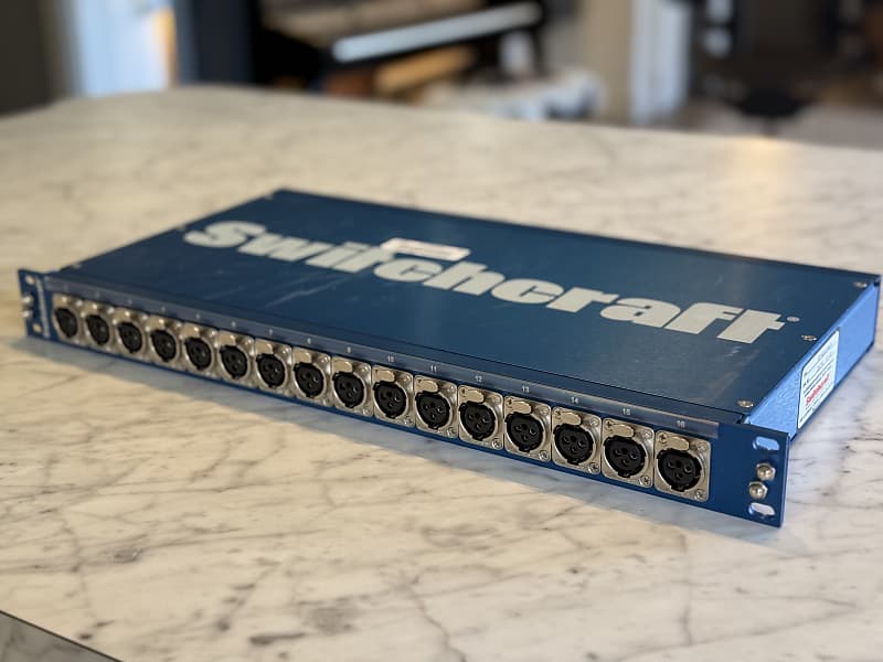 Switchcraft PT16FX2DB25 16-point XLR Female - DB25 Patchbay | Reverb