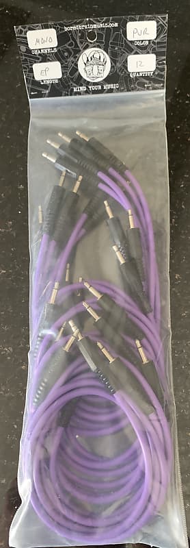 Boredbrain Music Euro rack Cables Multi Pack 2022 - Purple | Reverb