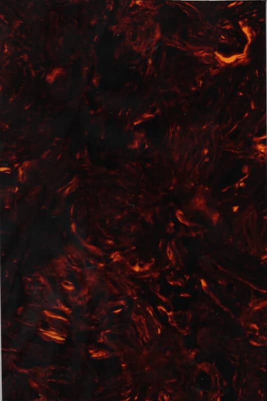 Fox Guitars Extra Thick celluloid tortoise shell blank sheet | Reverb