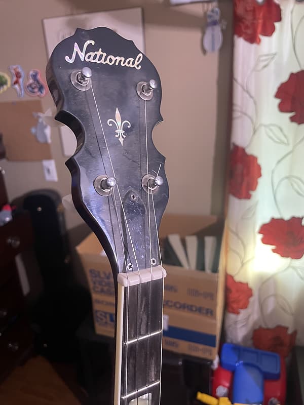 National 5 String Banjo with Pickup | Reverb