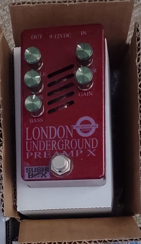 SushiBox FX London Underground X PreAmp - Red | Reverb