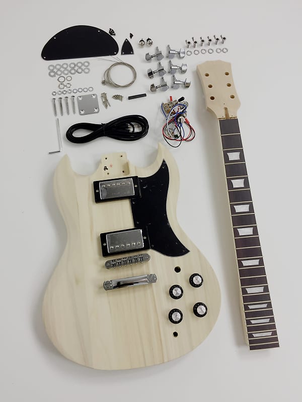 E240DIY Electric Guitar DIY Kit, Solid Basswood Body+Neck, | Reverb UK