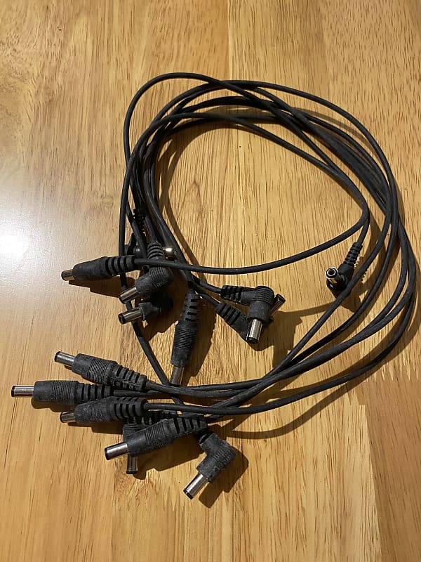 7 power cables for multi-pedal power supply 2010's | Reverb