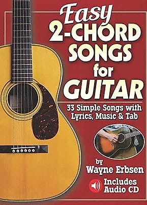 Easy 2-Chord Songs for Guitar33 Simple Songs with Lyrics, | Reverb