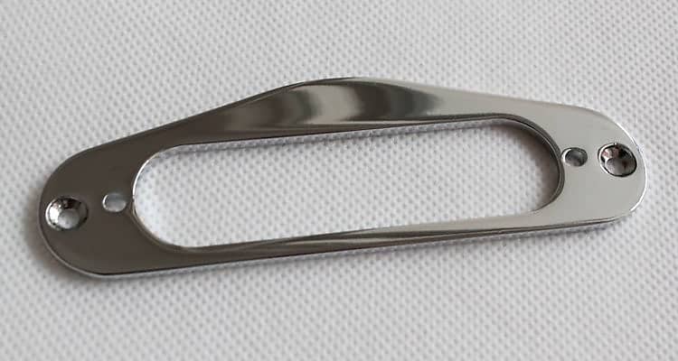 Metal Stratocaster Guitar Single Coil Pickup Ring,Chrome | Reverb